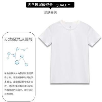 Cina Cotone di Pima e fermezza eccellente australiana di elasticità della maglietta del collo di squadra del cotone in vendita