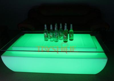China Mode-Glühen in den dunkle Möbel belichteten LED-Cocktail-Tischen für Konferenz zu verkaufen
