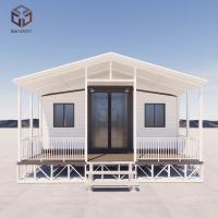 China Prebuilt 40ft Expandable Container Home Folding Prefab House Cabin for sale