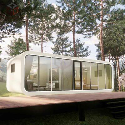 Cina Capsula per ufficio esterno prefabbricata impermeabile per 2 persone Apple Aluminum Capsule House in vendita