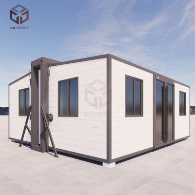 China ODM Tiny Collapsible Foldable Container Homes Sound Thermal Insulation for sale