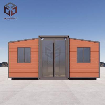 China Versatile Expandable Container Cabin with Customizable Terrace for sale