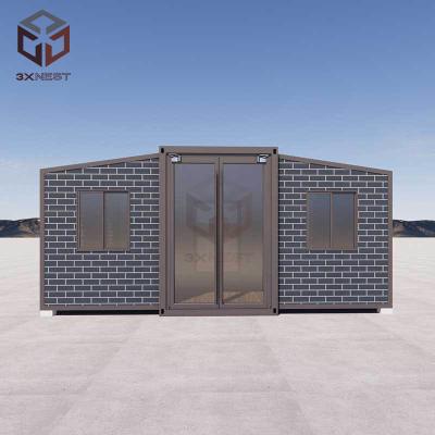 China 2200mm W Foldable Tiny House Container Mobile Home Hurricane Proof for sale
