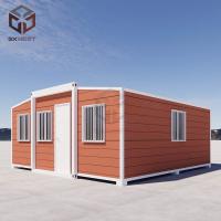 China Fireproof Adjustable Expandable Dwelling Folding Prefabricated Cabin with Custom Terrace for sale