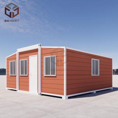 China Incendiario Adjustable Vivienda ampliable Plegable Cabina prefabricada con terraza personalizada en venta