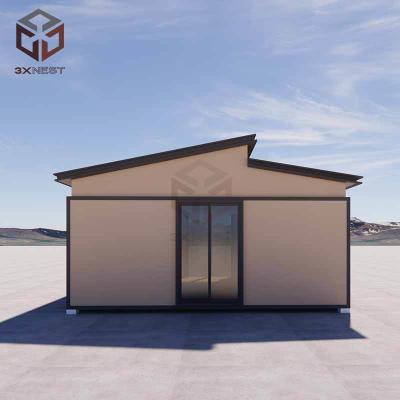 China Insulated Fold Out Prefab House Container Home Expandable With Rockwool Panels for sale