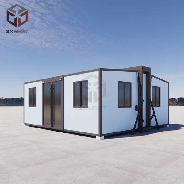 Quality Tiny Prefabricated Foldable Shipping Container Home House Steel Structure for sale