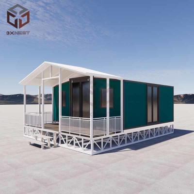 China Vinnige installatie 20ft voorgebouwde huizen Grade 8 aardbevingsbestendige multiplex of pvc vloer gemakkelijk for sale