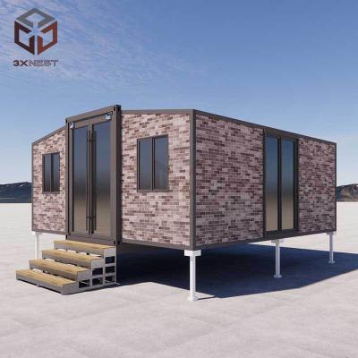 Cina Casa in contenitore pieghevole da 20 piedi con pavimento di soffitto in compensato o pavimento in PVC in vendita