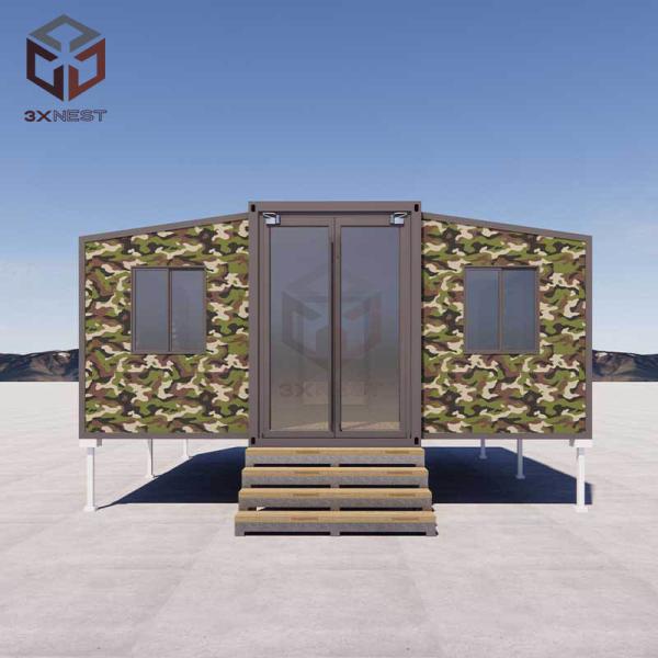 Quality Temporary Or Permanent Housing Luxury Prefabricated House with Plywood Flooring for sale