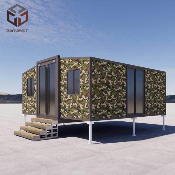 Quality Temporary Or Permanent Housing Luxury Prefabricated House with Plywood Flooring for sale