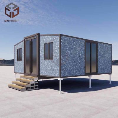 China 20ft Prefabricated Container Foldable House Wind Resistance Customized for sale