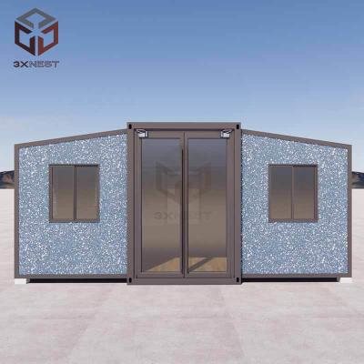 Cina 56 mq Prefabbricato Casa di container in espansione Spedizione Casa piccola in espansione in vendita