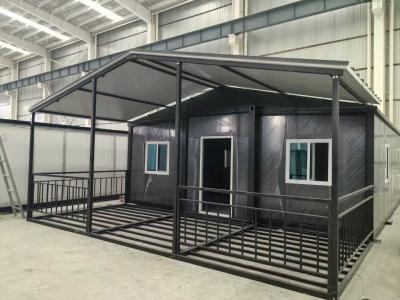 China 30FT Expandable Container House with Aluminum Alloy Sliding Window and Polyurethane Foam Insulation 3.75 Tons Net Weight for sale