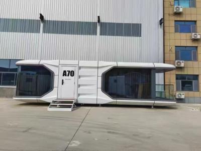 中国 太陽電池パネル付きの未来的な宇宙カプセルハウス 500kg 販売のため