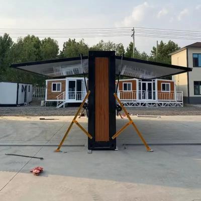 China 700mm Prefab Folding House with 50mm Floor Thickness Waterproof for sale