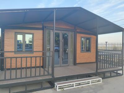China Casa dobrável pré-fabricada à prova de fogo com janela deslizante de PVC à venda