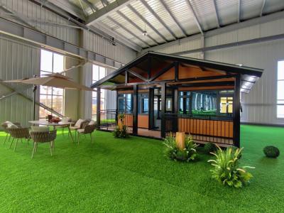 China Casa Dobrável Pré-fabricada Moderna com Espessura do Piso de 50mm e Janela Deslizante de PVC à venda