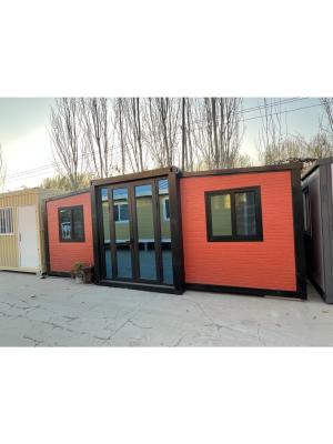 China 50mm Floor Thickness Prefab Folding House with PVC Sliding Window for sale