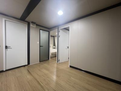 China Foldable 20ft Container with 75mm EPS Sandwich Panels 2.8 Tons Net Weight and 50mm EPS Roof for Expandable Double Wing Container House for sale