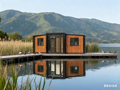 China Foldable 20ft Container Featuring Bathroom Wet-Dry Separation and Thermal-break Aluminum Window for Space Utilization for sale