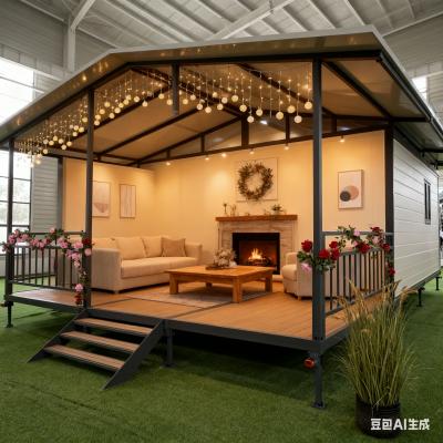 China Bottom Beam 2.0mm vouwbare 20ft container met gegalvaniseerde kop en brandwerende materialen Te koop