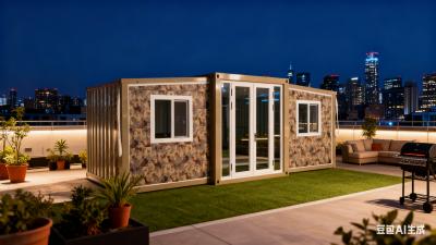 중국 침실용 강철 단일 문 접이식 20피트 컨테이너 아연 도금 경강 프레임 접힌 크기 L5900*W2200*H2480mm 판매용