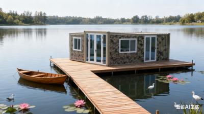 중국 18mm 두꺼운 방화 시멘트 섬유 바닥 단열 알루미늄 이중문 20FT 이중 날개 컨테이너 하우스 판매용