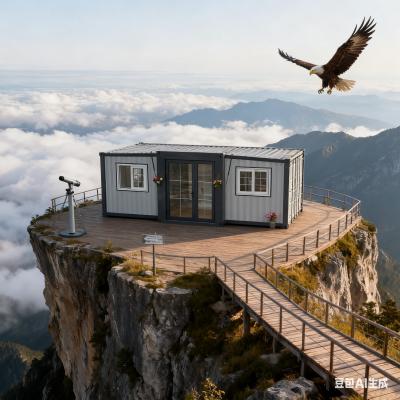 China Customizable House Layout and Walls in Luxury Prefabricated 20 Foot House with 50mm/75mm Sandwich Panel Walls for sale