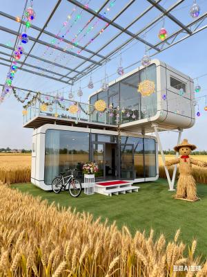 China Windproof Portable Apple Capsule House 20 Square Meter with Smart Home Features and WiFi Connectivity for sale