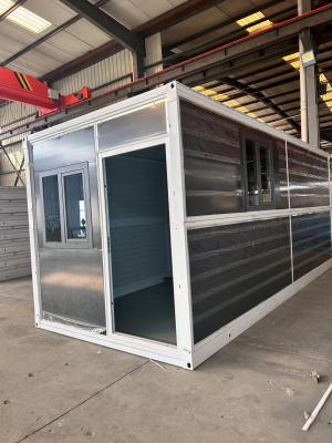 China Flat Pack Folding House with Ground Live Load 2.0KN/㎡ Outer Dimensions 5800*2400*2896mm and Package 40HQ for sale