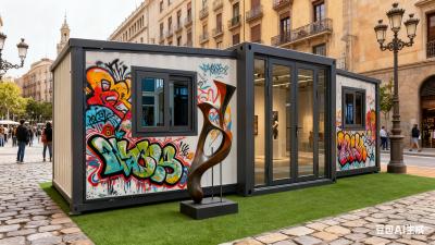 China Foldable 20ft Container with 80×100×2.5mm Square Tube Beams L5900*W2220*H2480mm Folded Size and Steel Door Bedroom for sale