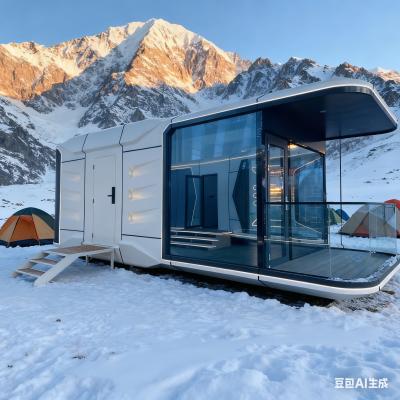 China Compact Space Capsule House 12KW Power Consumption 29.6 Square Meters Floor Area for sale