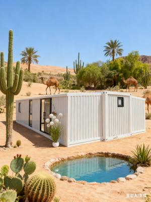 China Fully Galvanized Side Frame 40ft Expandable Container Home Modern Style and Insulation Included for sale