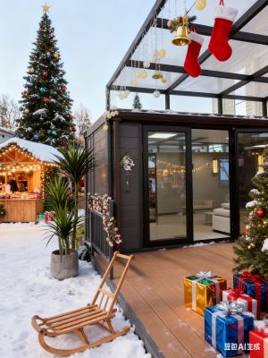 China Internal Dimensions L11540 * W6060 * H2240 Mm and T50 Mm EPS Roof The Perfect Combination for a 40ft Expandable Container Home for sale