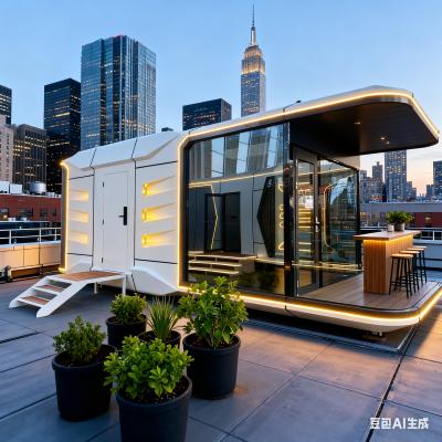 Cina Ufficio di costruzione del magazzino officina Space-29 Space Capsule House con consumo energetico di 12 KW in vendita