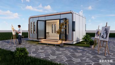 China 12KW Power Consumption Apple Capsule House with Broken Bridge Aluminum Frame Insulated Low-E Glass 6 12A 6 and Waterproof for sale