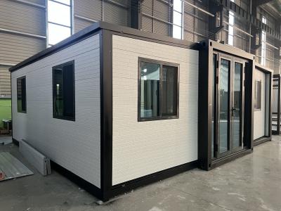 China Waterproof And Windproof Foldable 20ft Container with Steel / Aluminum Frame and Customizable Balcony And Stairs for sale