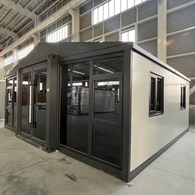 China Foldable 20ft Container with Level 8 Seismic Performance Waterproof And Windproof Design and Customizable Bedroom Door for Prefabricated Tiny Homes for sale