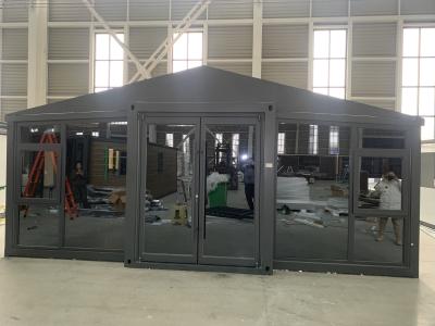 China Fully Galvanized Side Frame Foldable 20ft Container with Wind Resistance 4.18 KN/M² and 30-40 Years Life Span for sale