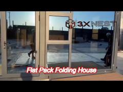40ft expandable prefab fold out container homes shelter fast assembly