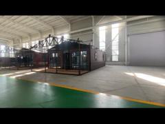 Προσαρμοσμένο σχεδιασμό αναδιπλώσιμο 20ft δοχείο Προσαρμοσμένες εσωτερικές διαμορφώσεις και διάφορες επιλογές δαπέδου για αισθητική έκκληση