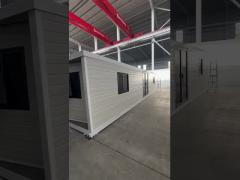 40ft uitbreidbare prefab vouwbare container huizen schuilplaats snelle assemblage
