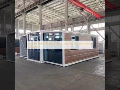 Casa pieghevole prefabbricata moderna con isolamento EPS/PU/Lana di roccia