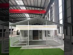 Casa pieghevole prefabbricata personalizzabile 20ft/40ft con resistenza al vento grado 11