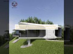 Wall Rock Wool Sandwich Panel Modern Space Pod Main Structure Steel Sandwich Panel for Modern Living Solutions