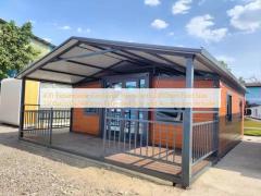 40ft Expandable Container Home with 2200mm Fold Size 5900x6300x2480mm Extended Size and Accessories Included