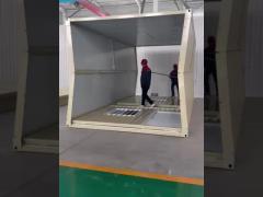 0.5KN/m2 Wind-resistant Performance and 0.50KN/m2 Roof Live Load for 2 Bedroom Prefab Container Homes