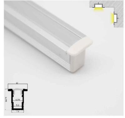 China Custom Led Strip Light Aluminum Channel Profiles For Door / Window / Floor for sale