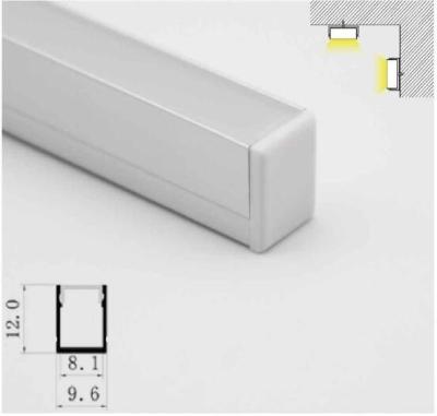 Cina Estrusione di alluminio finita anodizzata di profilo del LED per la parete del Governo di pavimento, dissipatore di calore in vendita